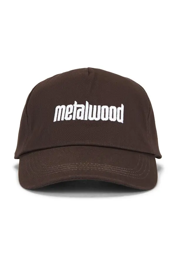 METALWOOD STUDIO Metal Logo 5-panel Cap - Brown