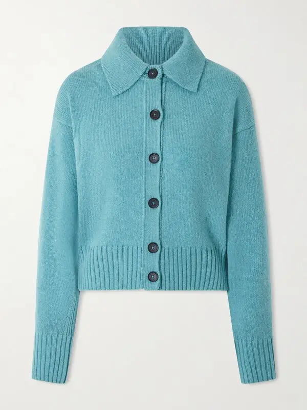 Proenza Schouler Rocio Cashmere-blend Cardigan - Blue