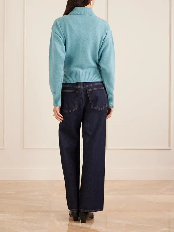 Proenza Schouler Rocio Cashmere-blend Cardigan - Blue
