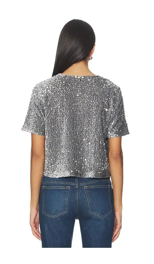 Steve Madden Cressa Embellished Cropped Top