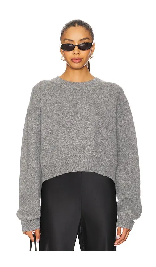 Soft Goat Double Faced Crewneck Pullover