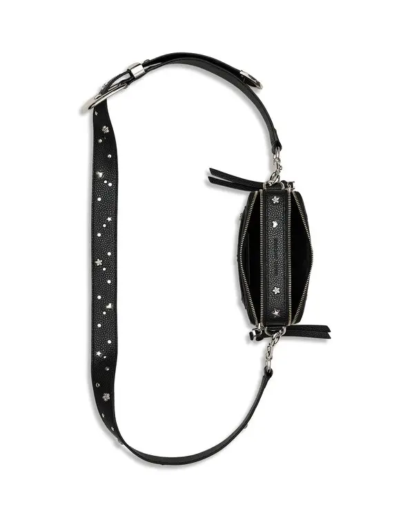 Marc Jacobs The Snapshot Icon Mini Studded Leather Camera Bag - Black Multi