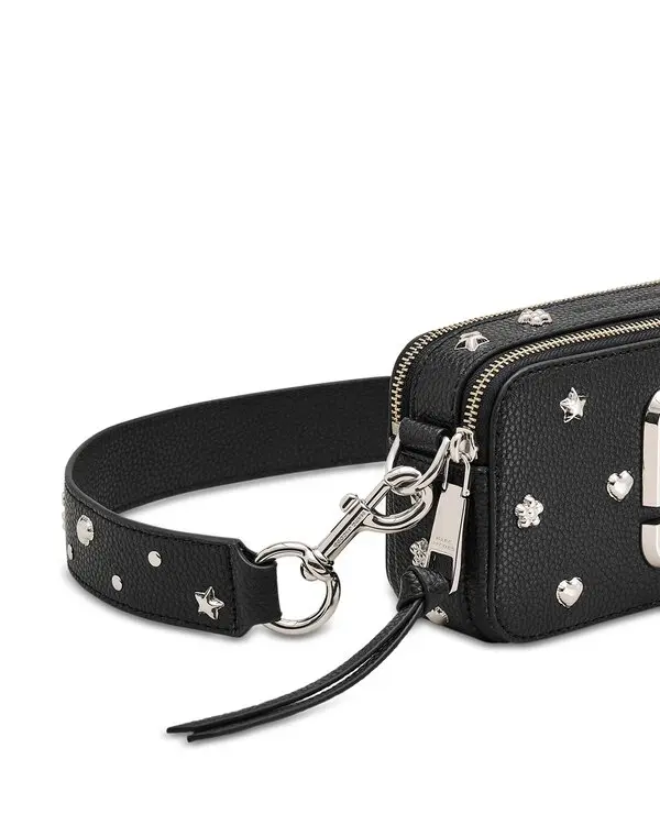 Marc Jacobs The Snapshot Icon Mini Studded Leather Camera Bag - Black Multi