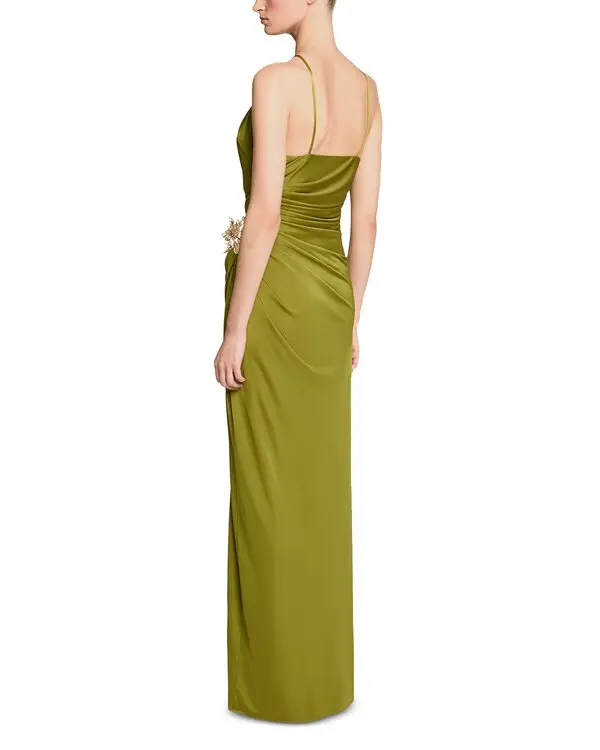 Halston Elin Gloss Jersey Gown