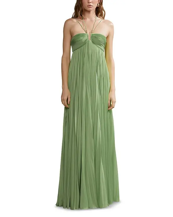 AMUR River Pleated Gown