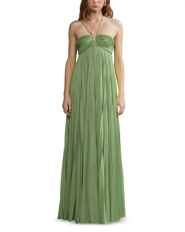 AMUR River Pleated Gown