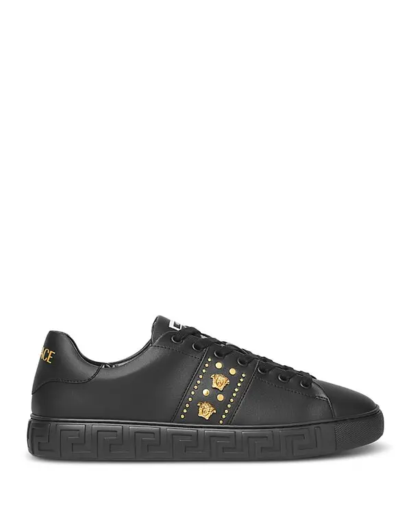 Versace Medusa Stud Low Top Sneakers