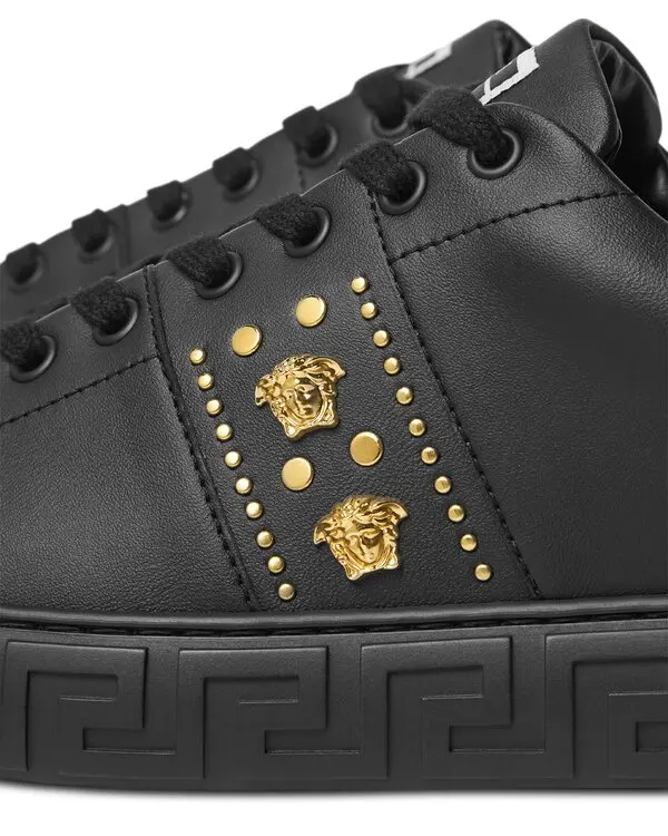 Versace Medusa Stud Low Top Sneakers