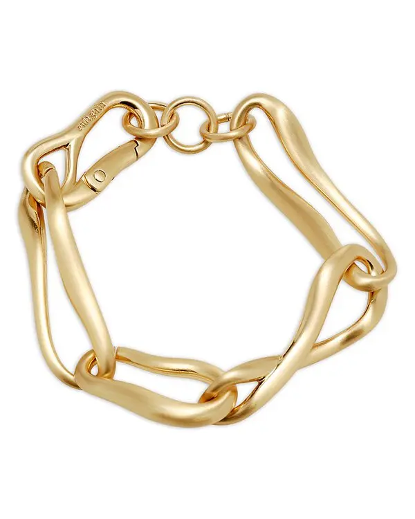 Cult Gaia Vera Sculptural Link Bracelet - Gold