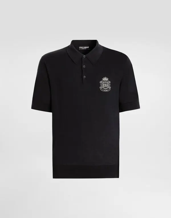 Dolce & Gabbana Cotton Polo Shirt - Blue
