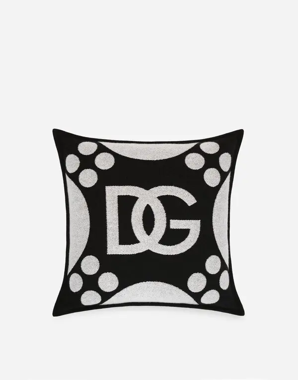 Dolce & Gabbana Wool Jacquard Cushion Medium - Multicolor