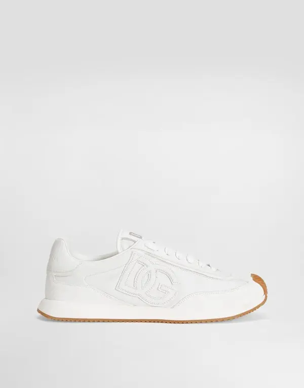 Dolce & Gabbana Dg Cushion Calfskin Sneakers - White