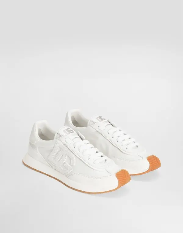 Dolce & Gabbana Dg Cushion Calfskin Sneakers - White