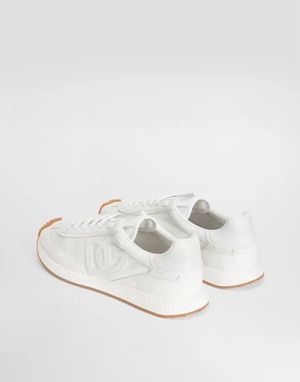 Dolce & Gabbana Dg Cushion Calfskin Sneakers - White