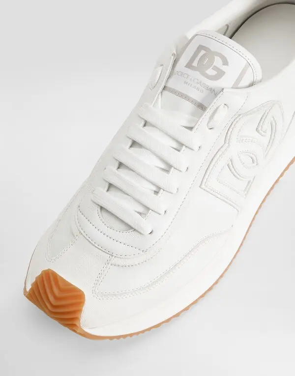 Dolce & Gabbana Dg Cushion Calfskin Sneakers - White
