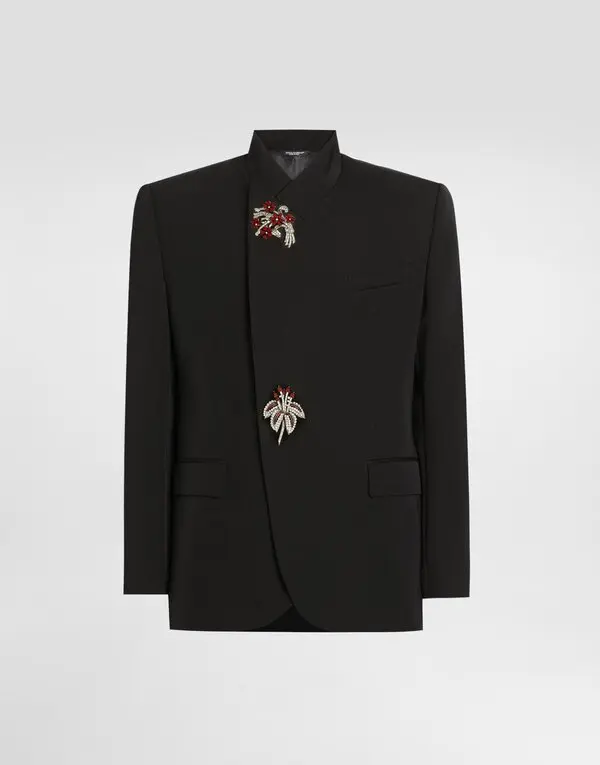 Dolce & Gabbana Double-breasted Wool Gabardine Jacket