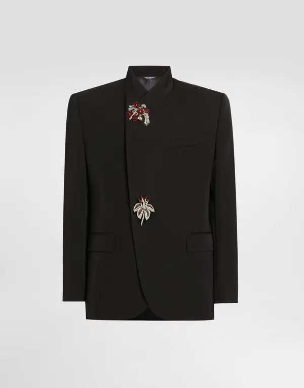 Dolce & Gabbana Double-breasted Wool Gabardine Jacket