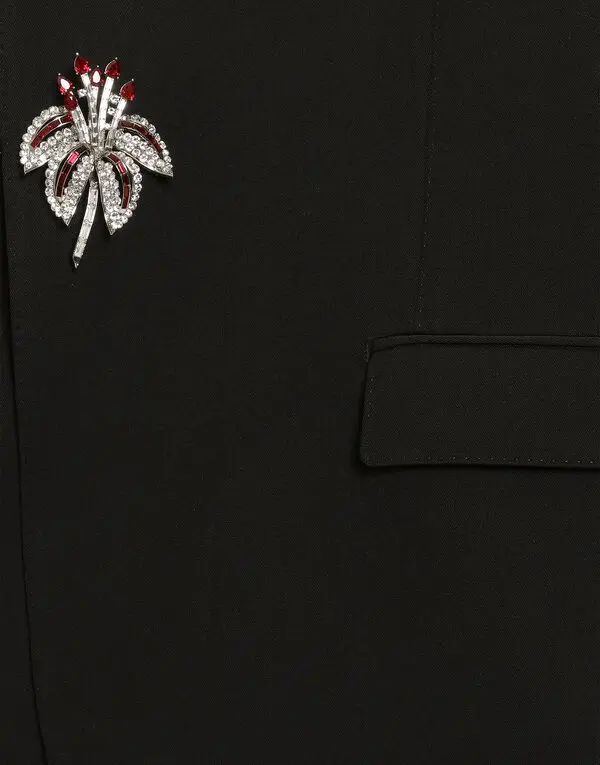 Dolce & Gabbana Double-breasted Wool Gabardine Jacket