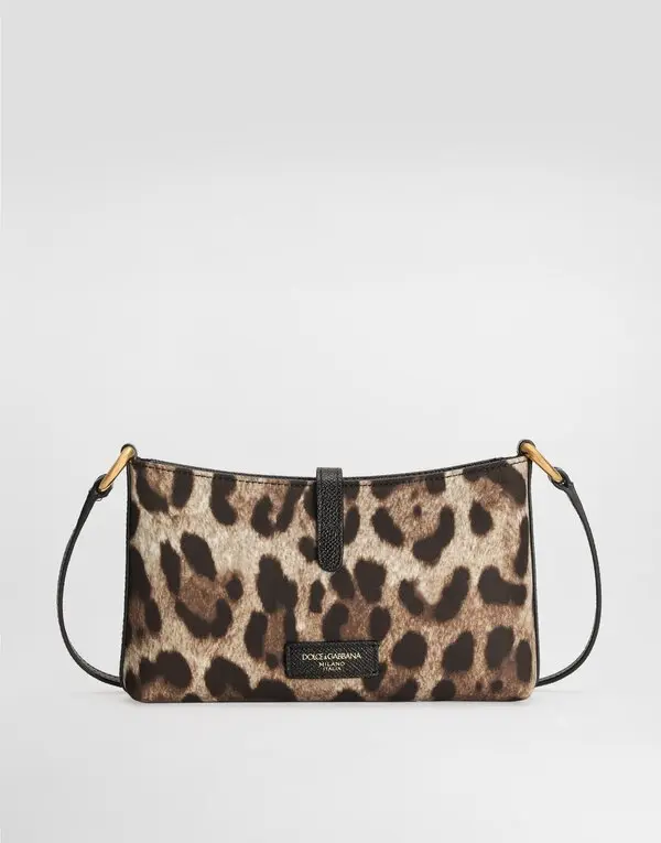Dolce & Gabbana Leopard- Lock Shoulder Bag