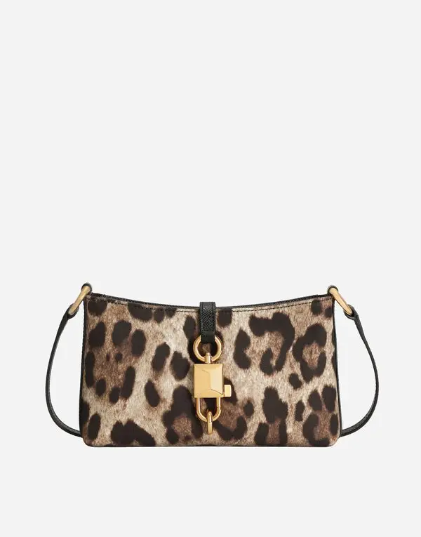 Dolce & Gabbana Leopard- Lock Shoulder Bag - Print