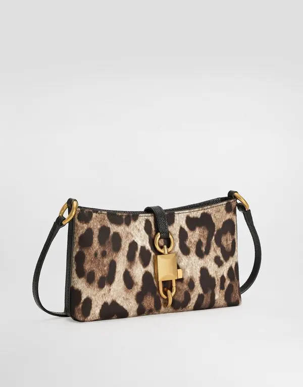 Dolce & Gabbana Leopard- Lock Shoulder Bag - Print