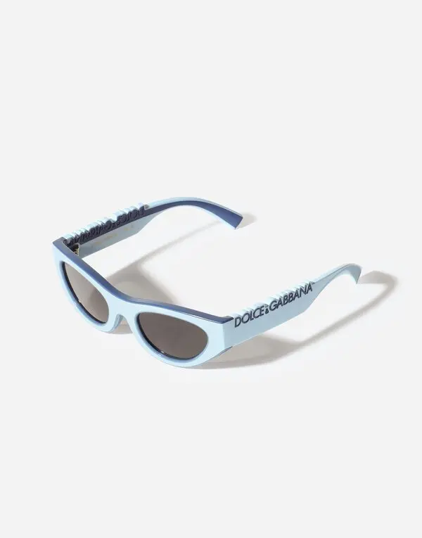 Dolce & Gabbana Sunglasses With Nylon Fiber Frame - Light Blue