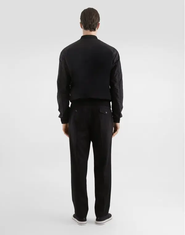 Dolce & Gabbana Cotton T-shirt With Embroidery - Black