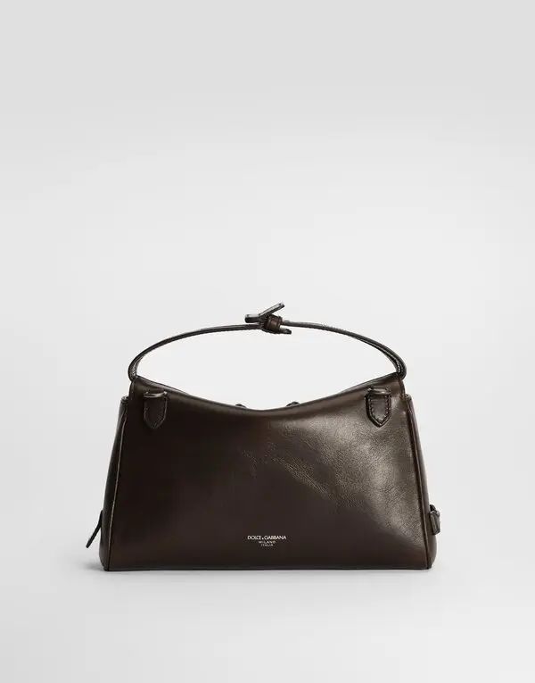 Dolce & Gabbana Vittoria Tempesta Calfskin Bag - Brown