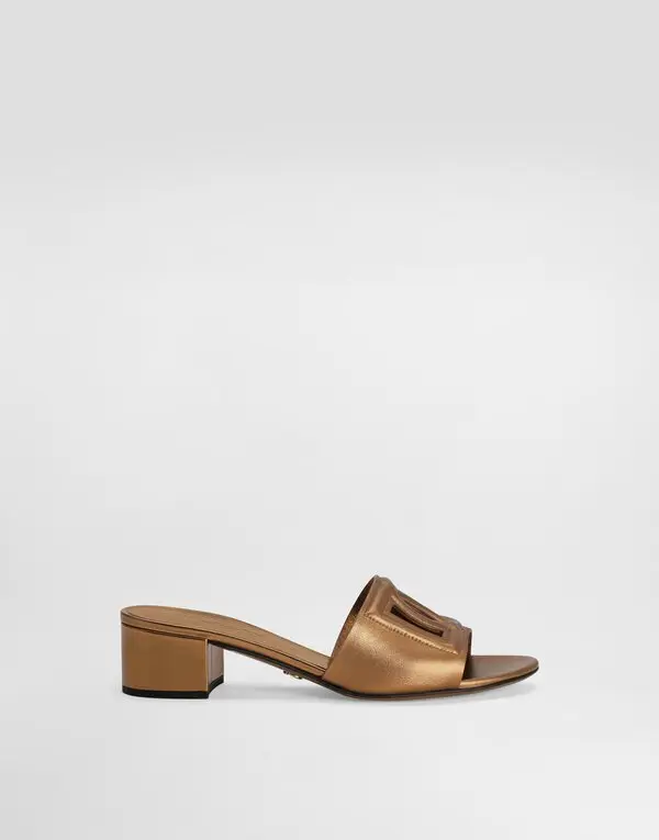 Dolce & Gabbana Mordoré Nappa Leather Mule