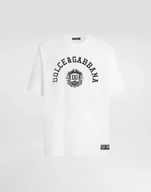 Dolce & Gabbana Jersey T-shirt With Embroidery