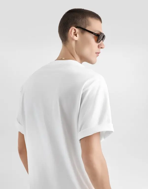 Dolce & Gabbana Jersey T-shirt With Embroidery