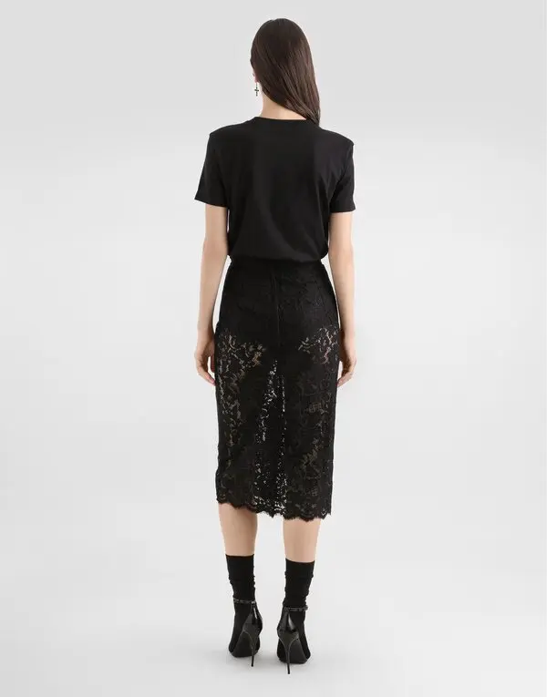 Dolce & Gabbana Jersey T-shirt With Embroidery
