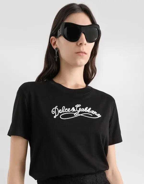 Dolce & Gabbana Jersey T-shirt With Embroidery