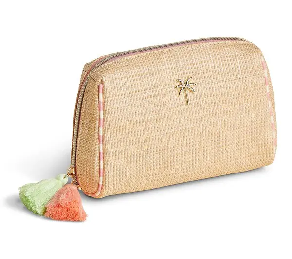 SPARTINA 449 Boho Palm Tree Cosmetic Pouch