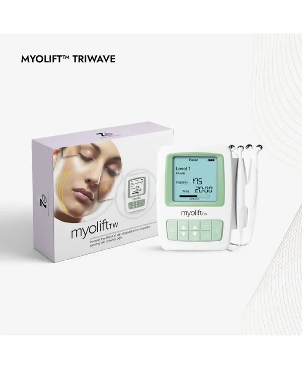 7E WELLNESS Myolift Triwave Microcurrent Facial Device - White