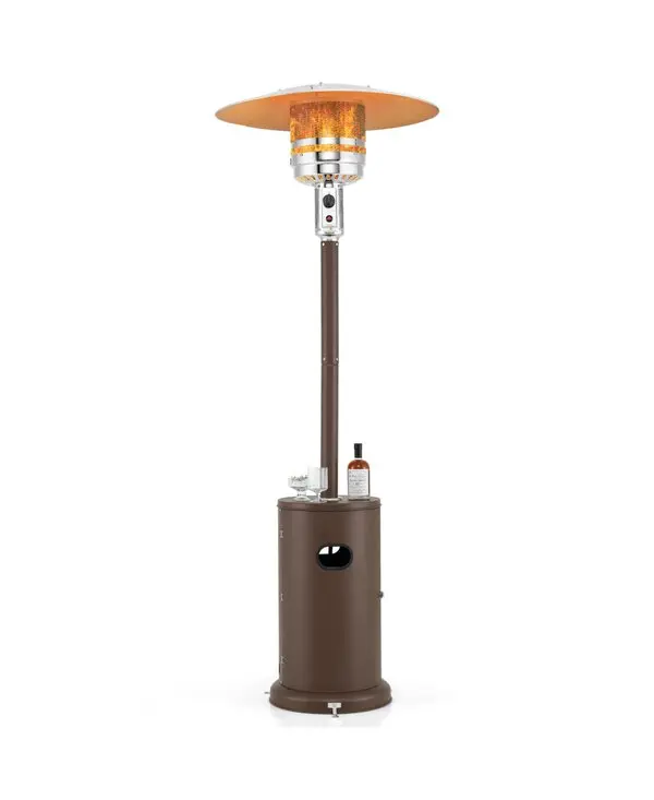 SUGIFT 50000 Btu Propane Patio Heater With Round Table Design - Black