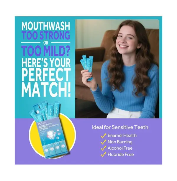 MYSMILE Nano-hydroxyapatite Mouthwash For Sensitive Teeth