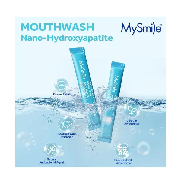 MYSMILE Nano-hydroxyapatite Mouthwash For Sensitive Teeth