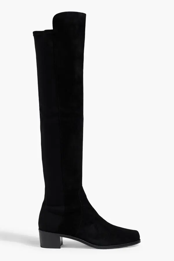STUART WEITZMAN Reserve Suede Over-the-knee Boots
