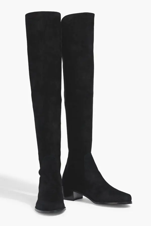 STUART WEITZMAN Reserve Suede Over-the-knee Boots