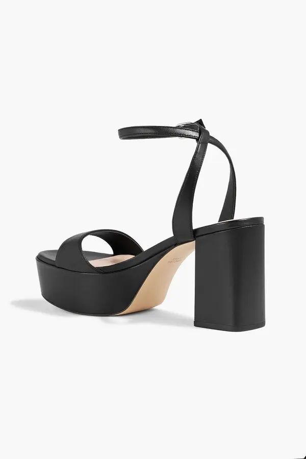 STUART WEITZMAN Gala Leather Platform Sandals