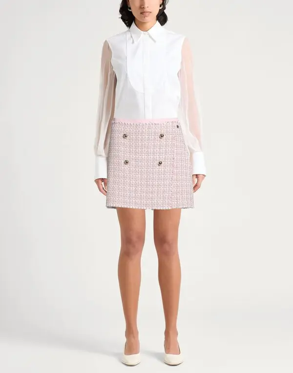 Liu Jo Tweed Skirt With Metallic Threads