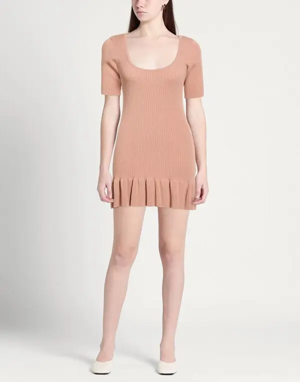 KONTATTO Ribbed Knit Mini Dress