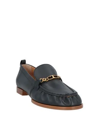 TOD'S Leather Loafers With Appliqués