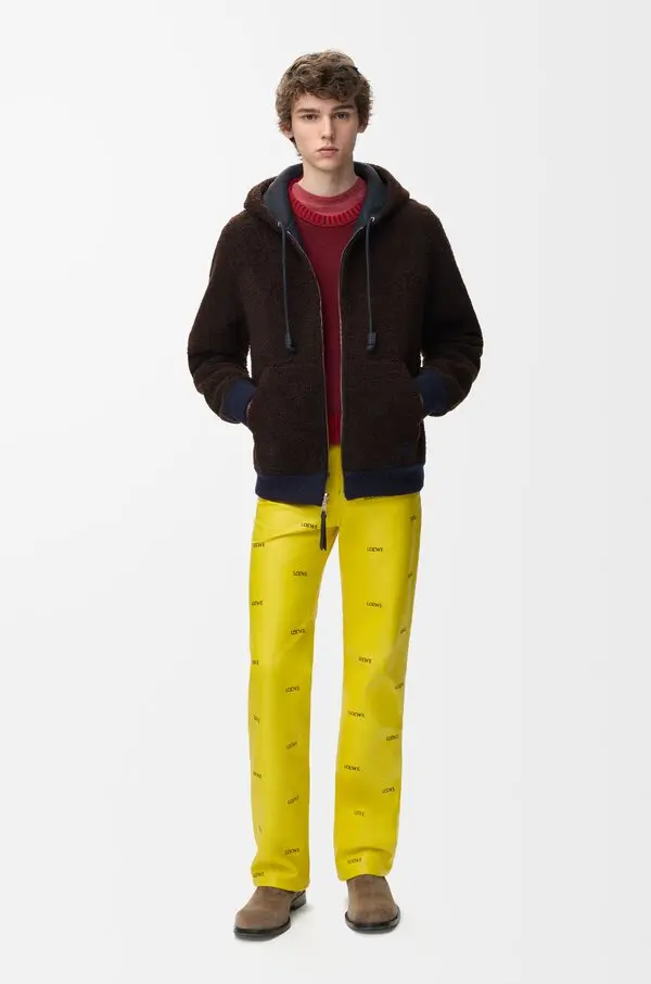 Loewe Hooded Shearling Jacket
