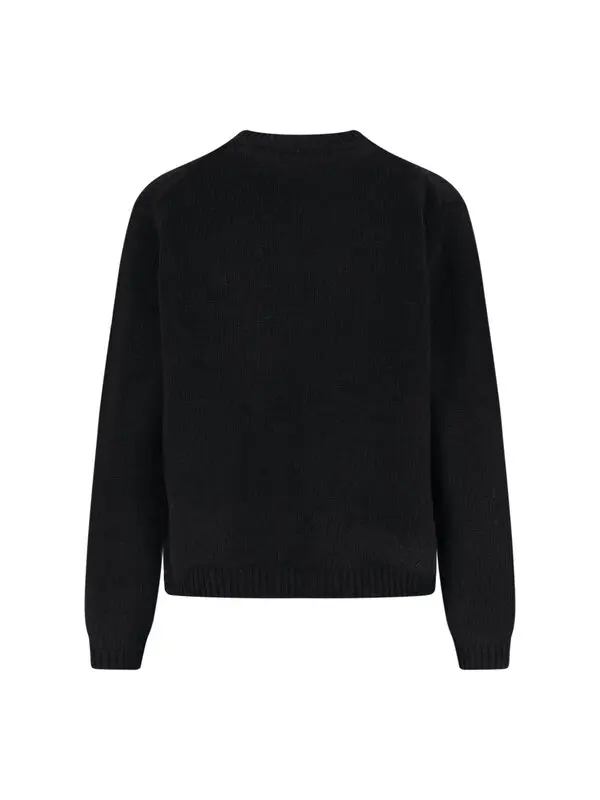 Maison Kitsuné Dressed Fox Sweater - Black