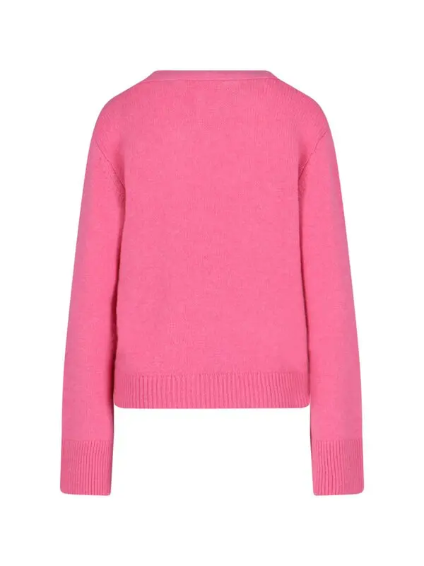 LISA YANG V-neck Cashmere Cardigan - Pink