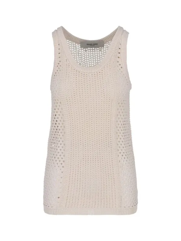 GOLDEN GOOSE Knitted Tank Top