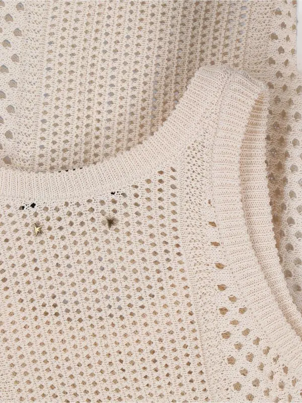 GOLDEN GOOSE Knitted Tank Top