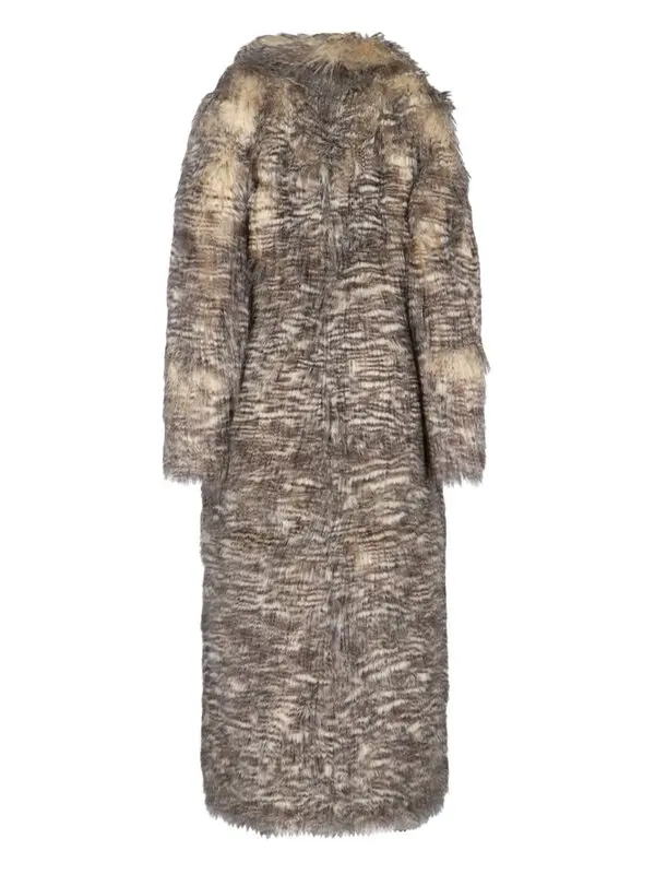 ENTIRE STUDIOS Single-breasted Faux Fur Coat